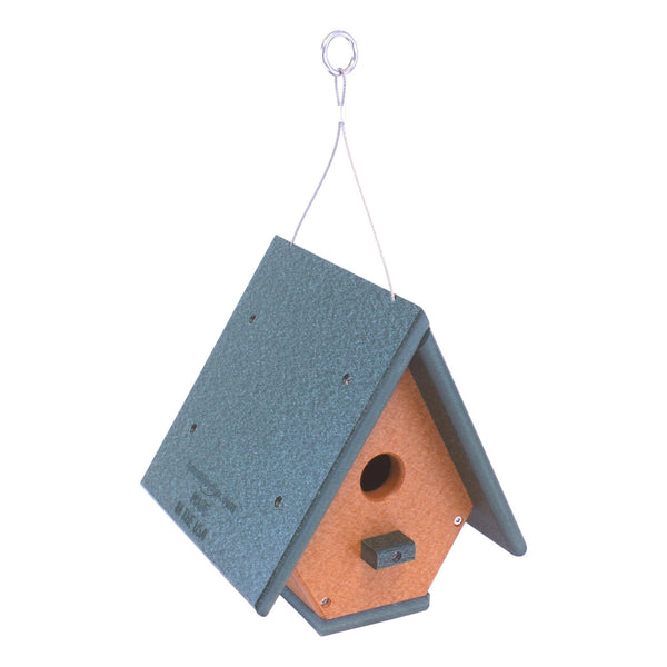 Amish-Made Hanging Wren House, Eco-Friendly Poly Lumber – AmishToyBox.com