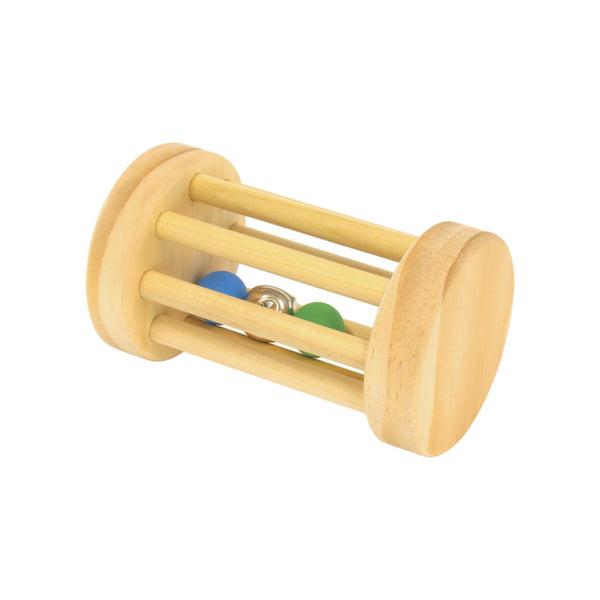 Wooden Baby Rattle Rolling Tumbler Toy, Montessori, Amish-Made ...
