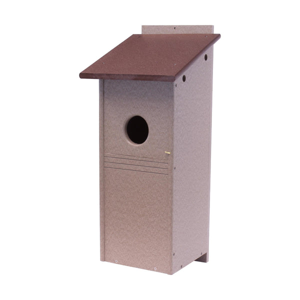 Flicker Bird House Nesting Box - Made With Poly Lumber – AmishToyBox.com