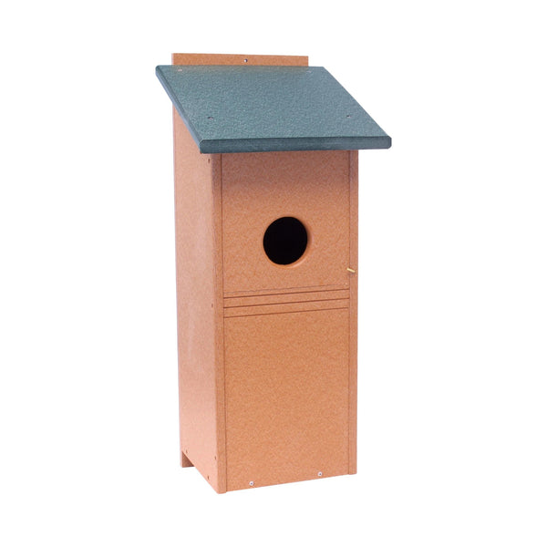 Flicker Bird House Nesting Box - Made With Poly Lumber – AmishToyBox.com
